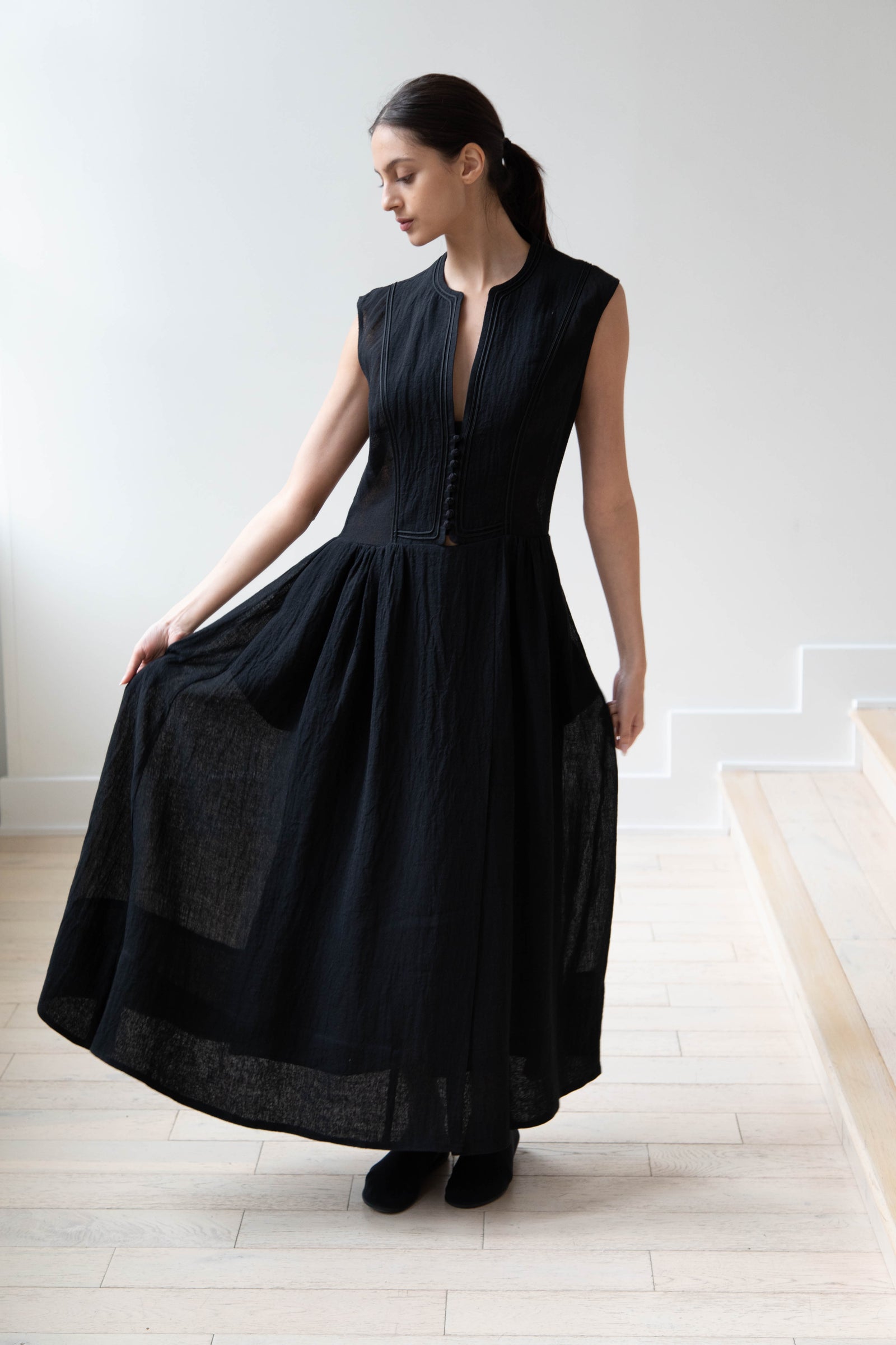 rennes — Zeus & Dione | Fermeli Dress in Black