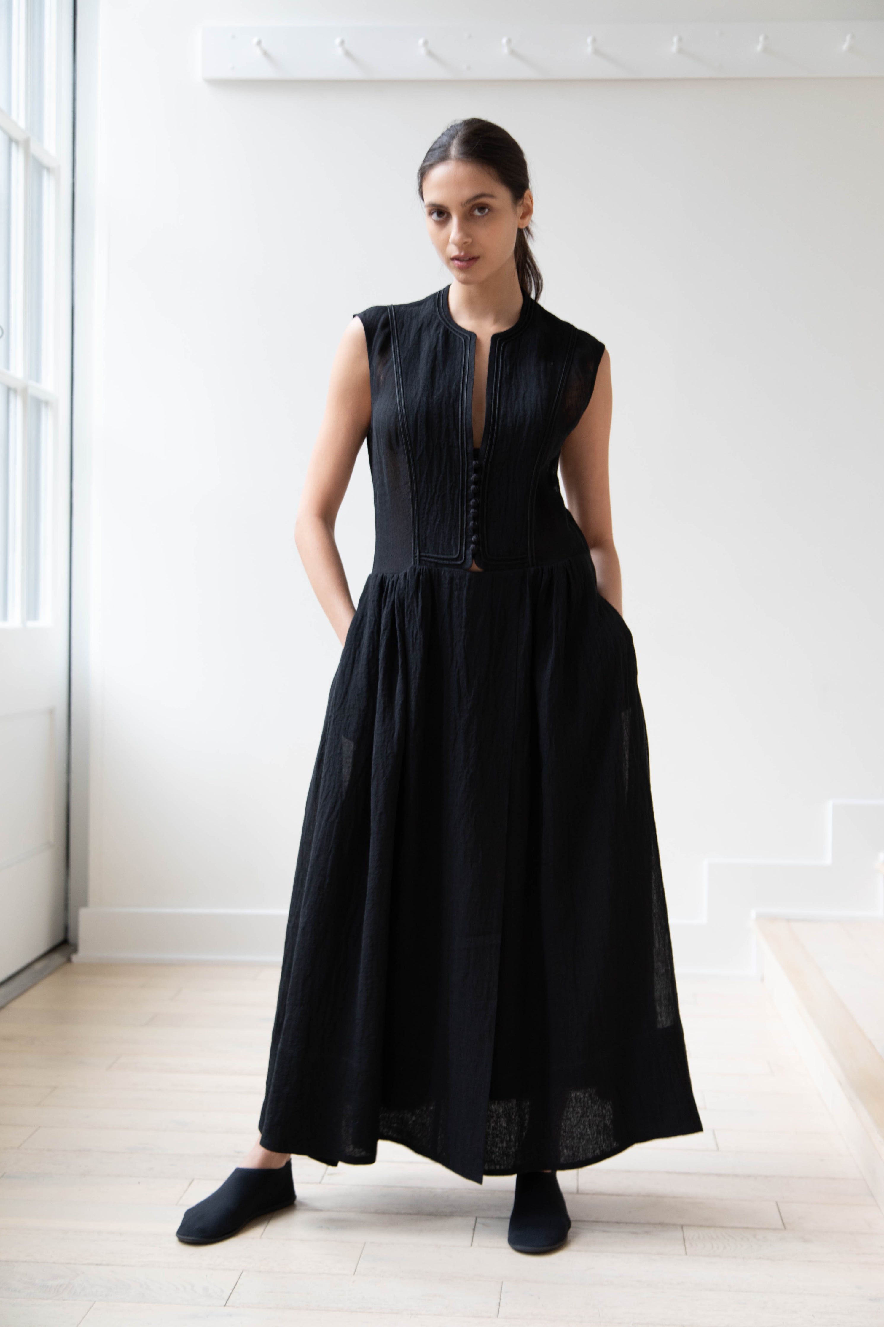 rennes — Zeus & Dione | Fermeli Dress in Black