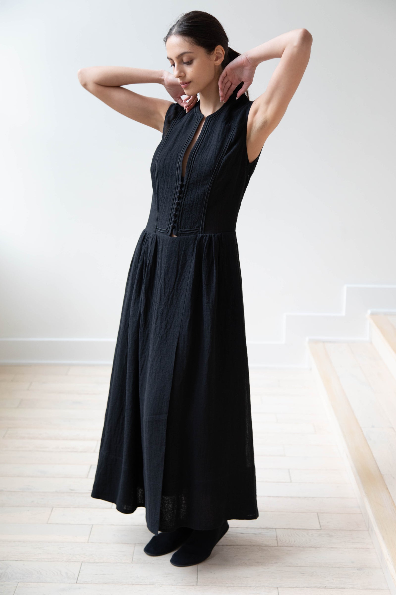 rennes — Zeus & Dione | Fermeli Dress in Black