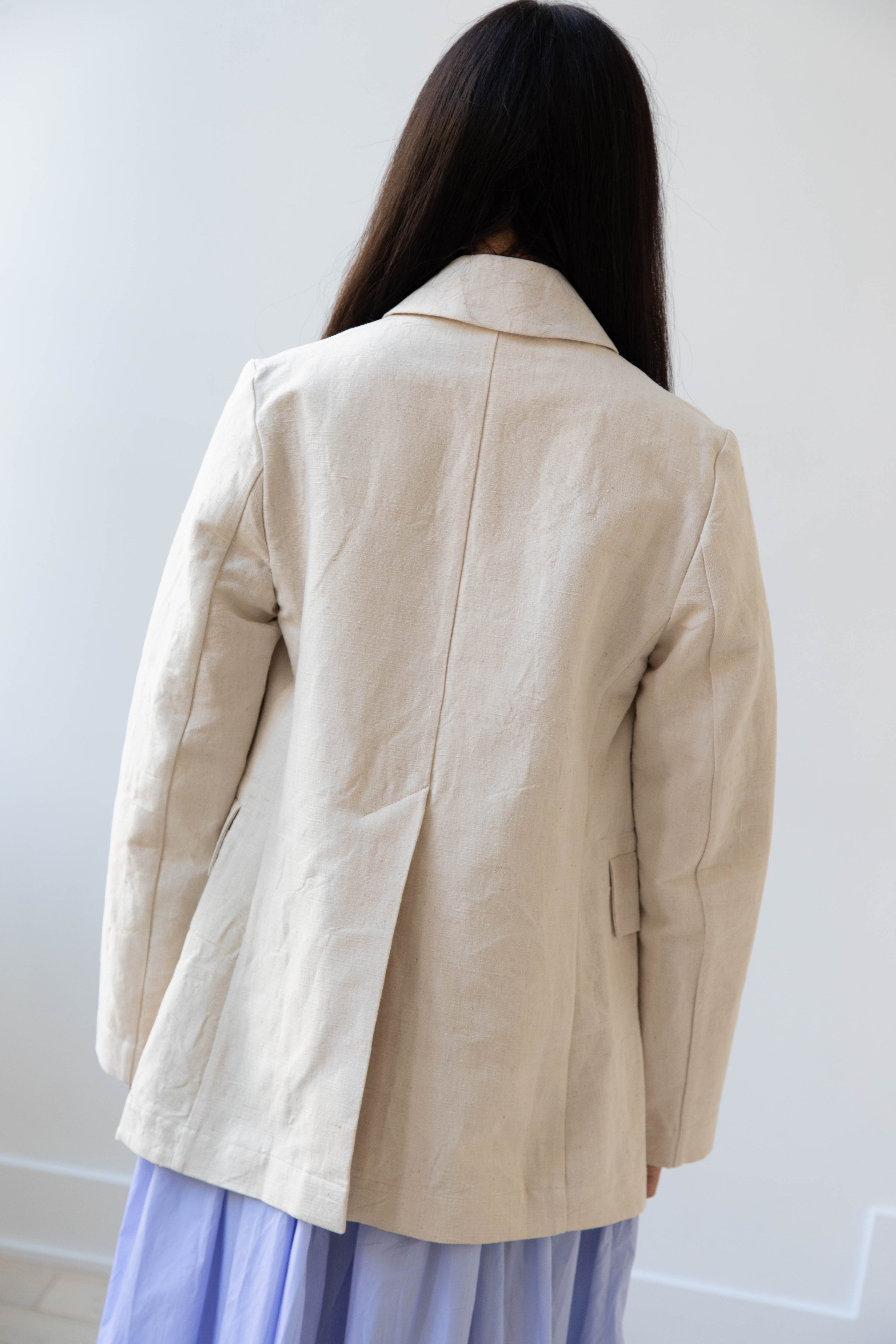 rennes — Wright & Doyle | Weavers Jacket in Biscuit Linen
