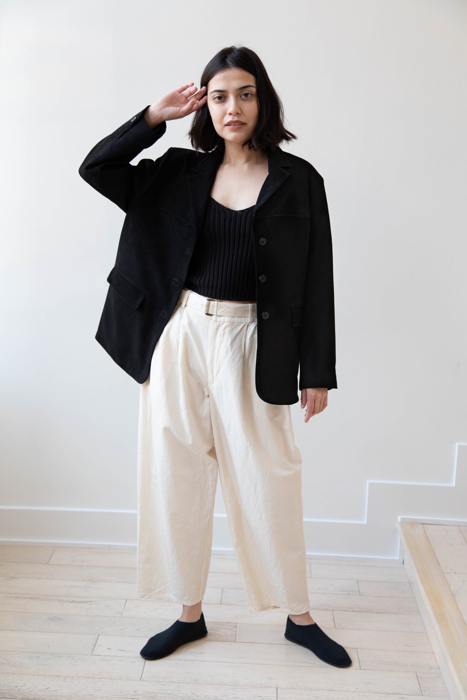rennes — Nothing Written | Norman Leather Jacket in Black