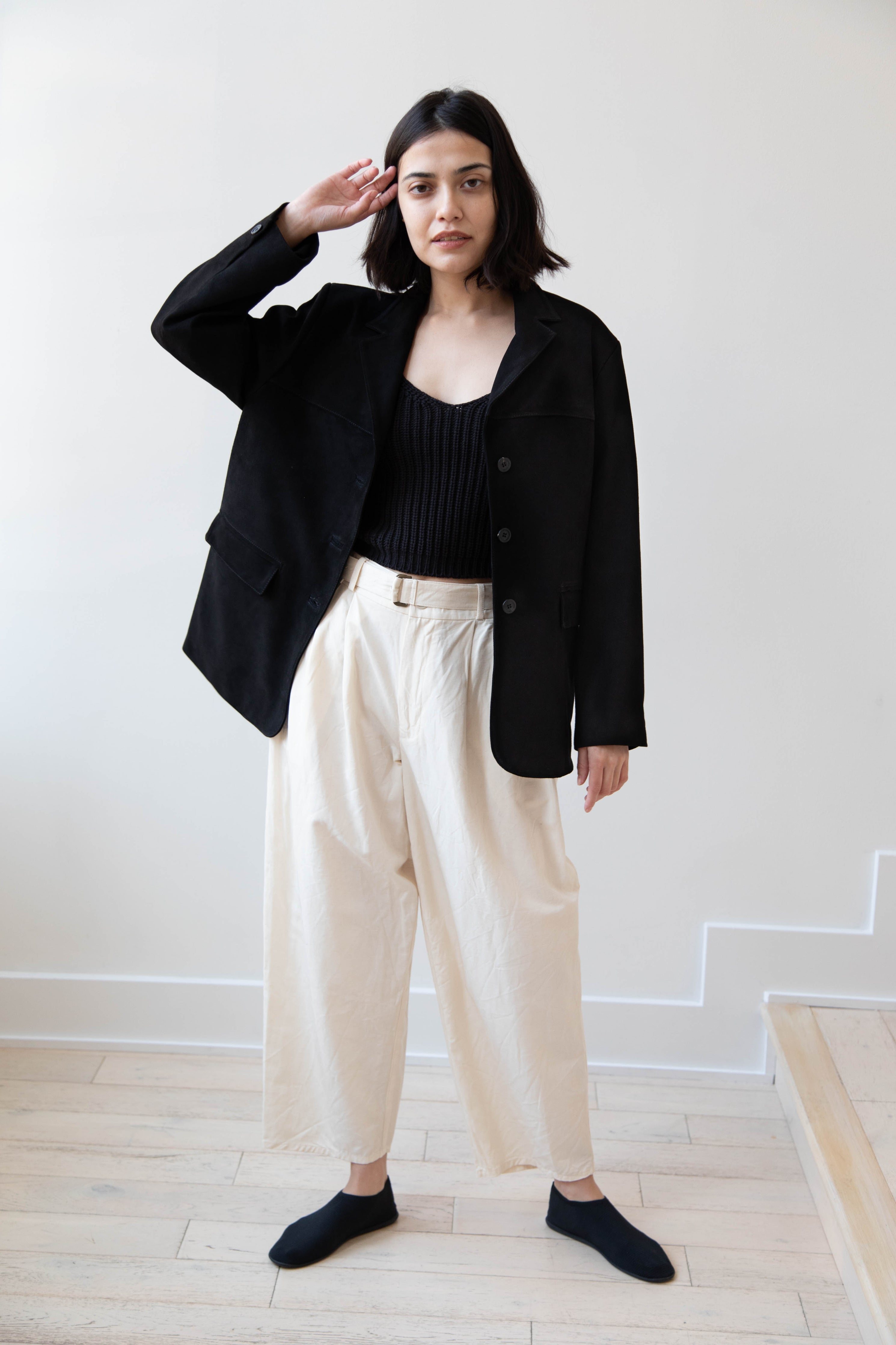 rennes — Nothing Written | Norman Leather Jacket in Black