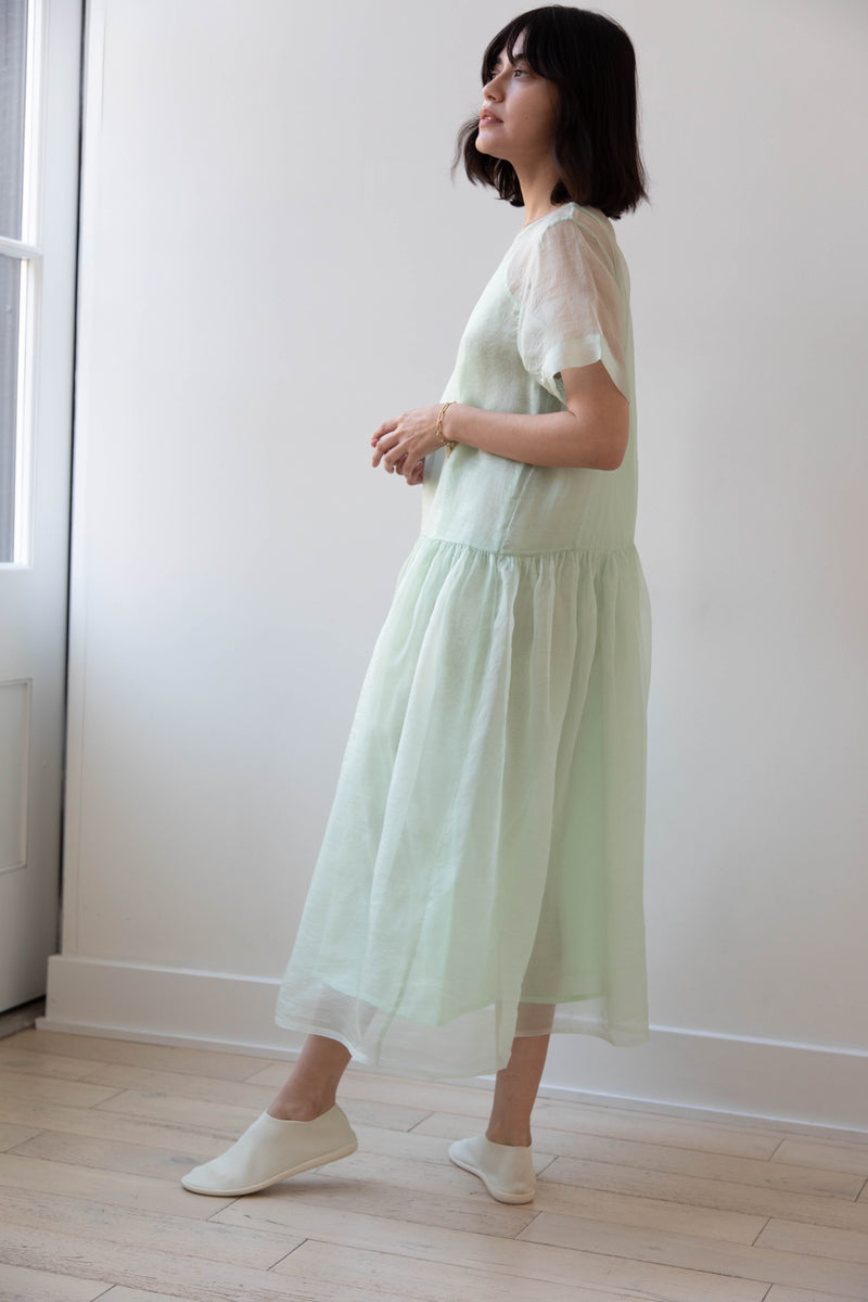 rennes — RB by Runaway Bicycle | Silk Organza Coco Dress in Mint