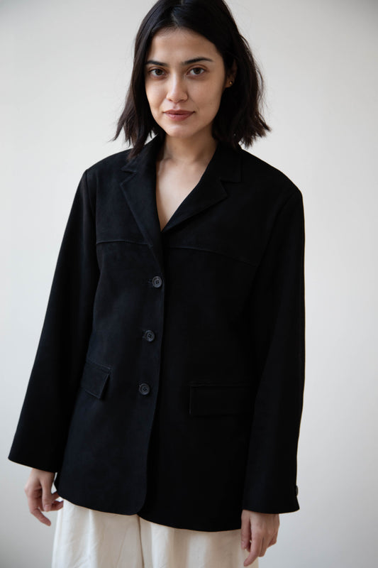 rennes — Nothing Written | Norman Leather Jacket in Black