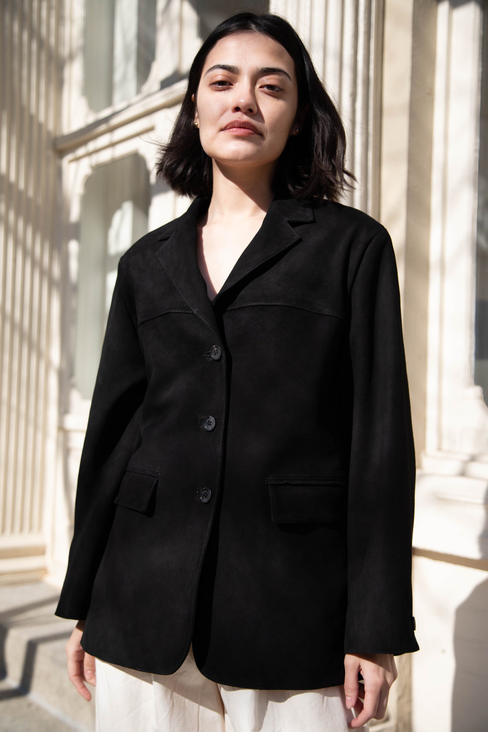 rennes — Nothing Written | Norman Leather Jacket in Black