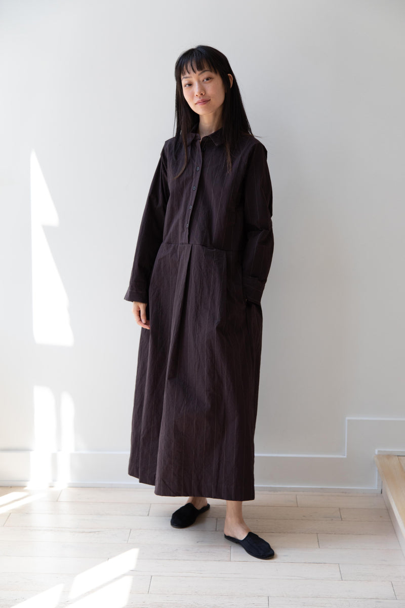 rennes — Bergfabel | Wedding Dress in Eggplant Stripe