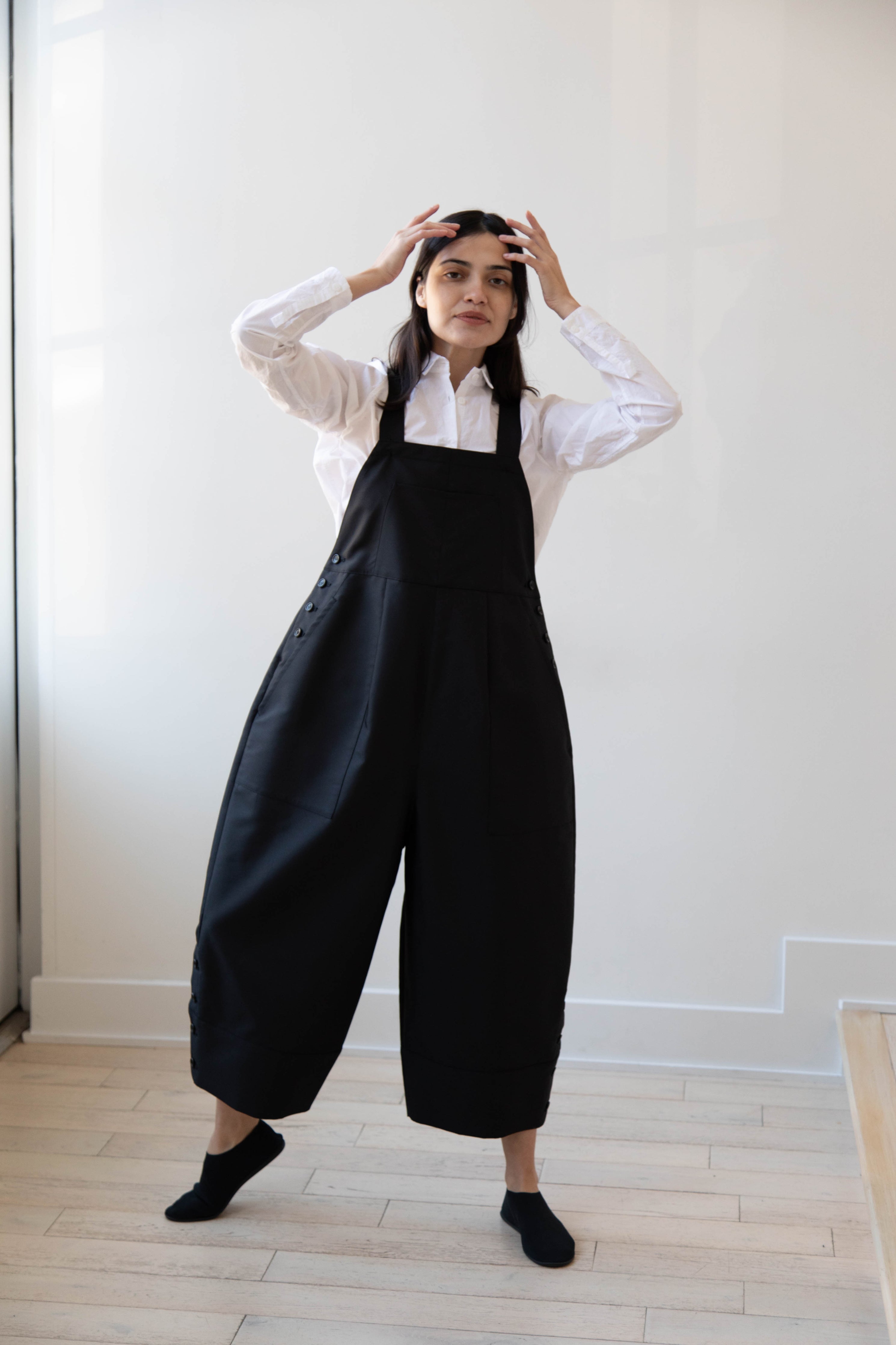 rennes — Tenne Handcrafted Modern | Egg Overalls in Black
