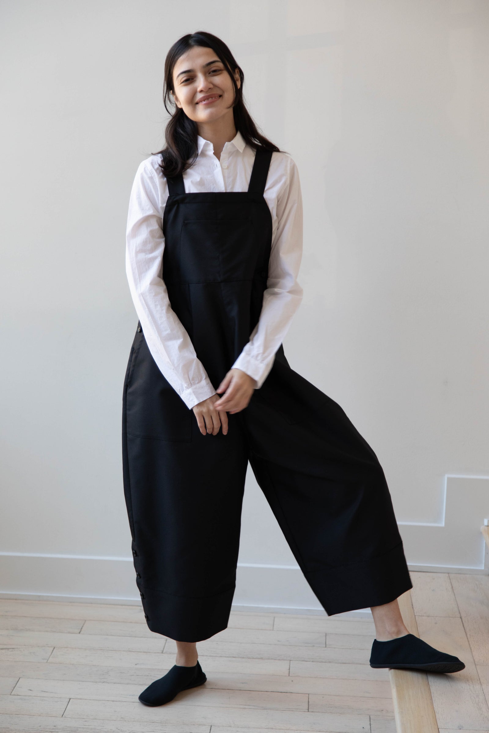 rennes — Tenne Handcrafted Modern | Egg Overalls in Black