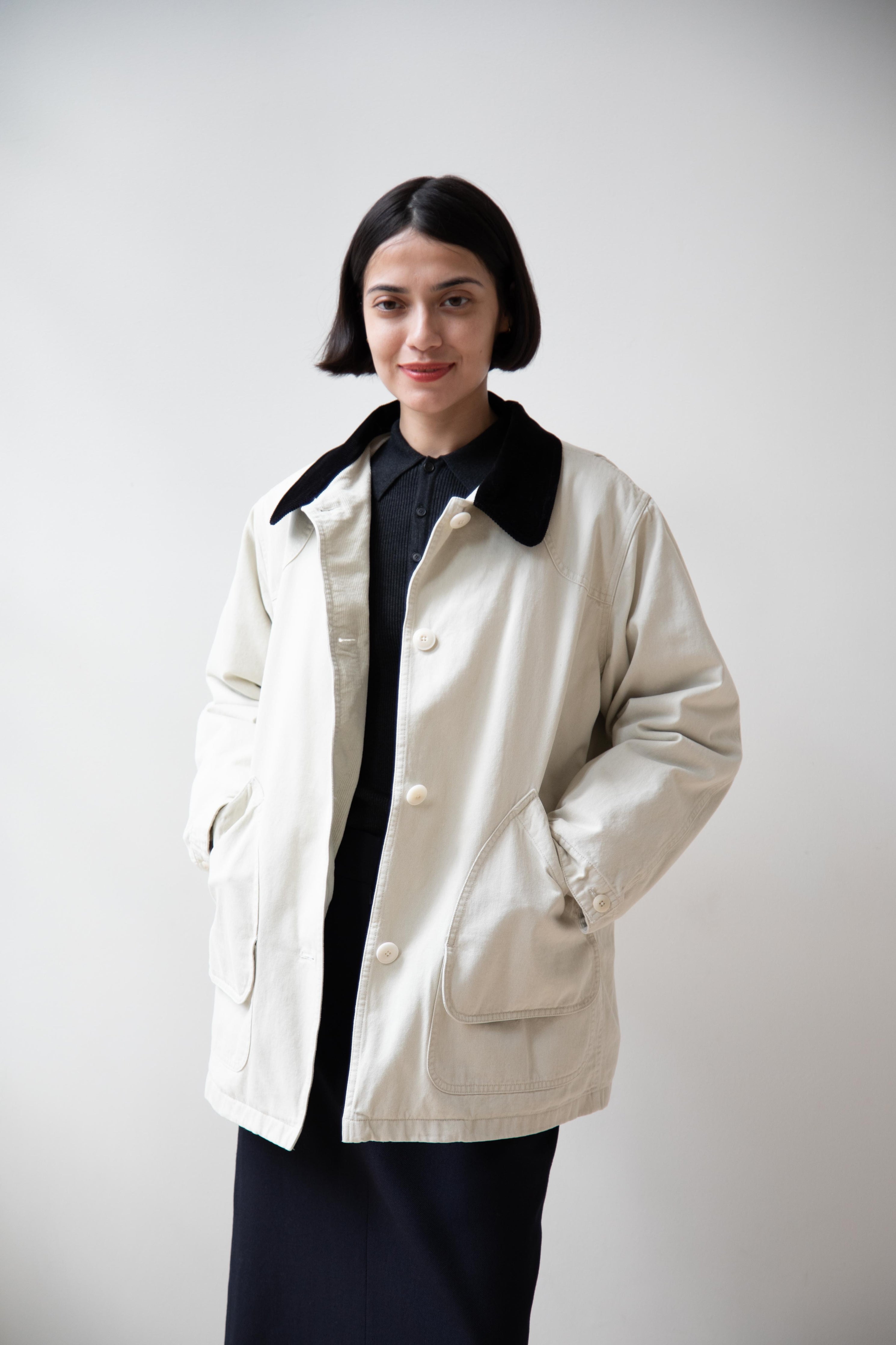rennes — Nothing Written | Oversized Work Jacket In Ivory