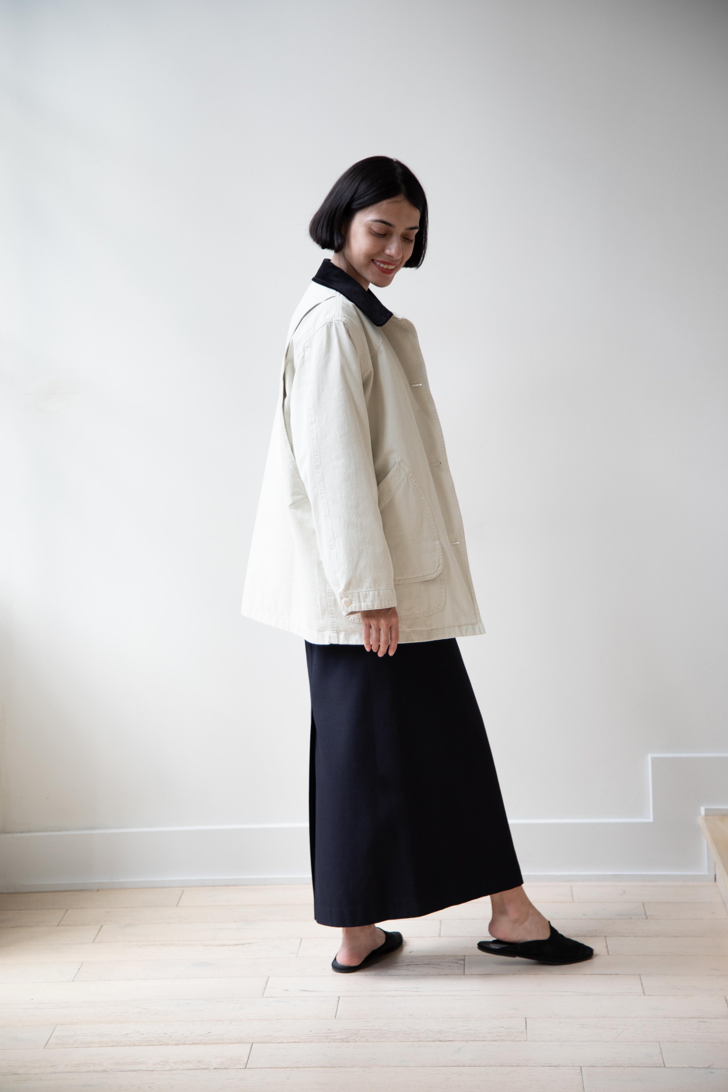 rennes — Nothing Written | Oversized Work Jacket In Ivory