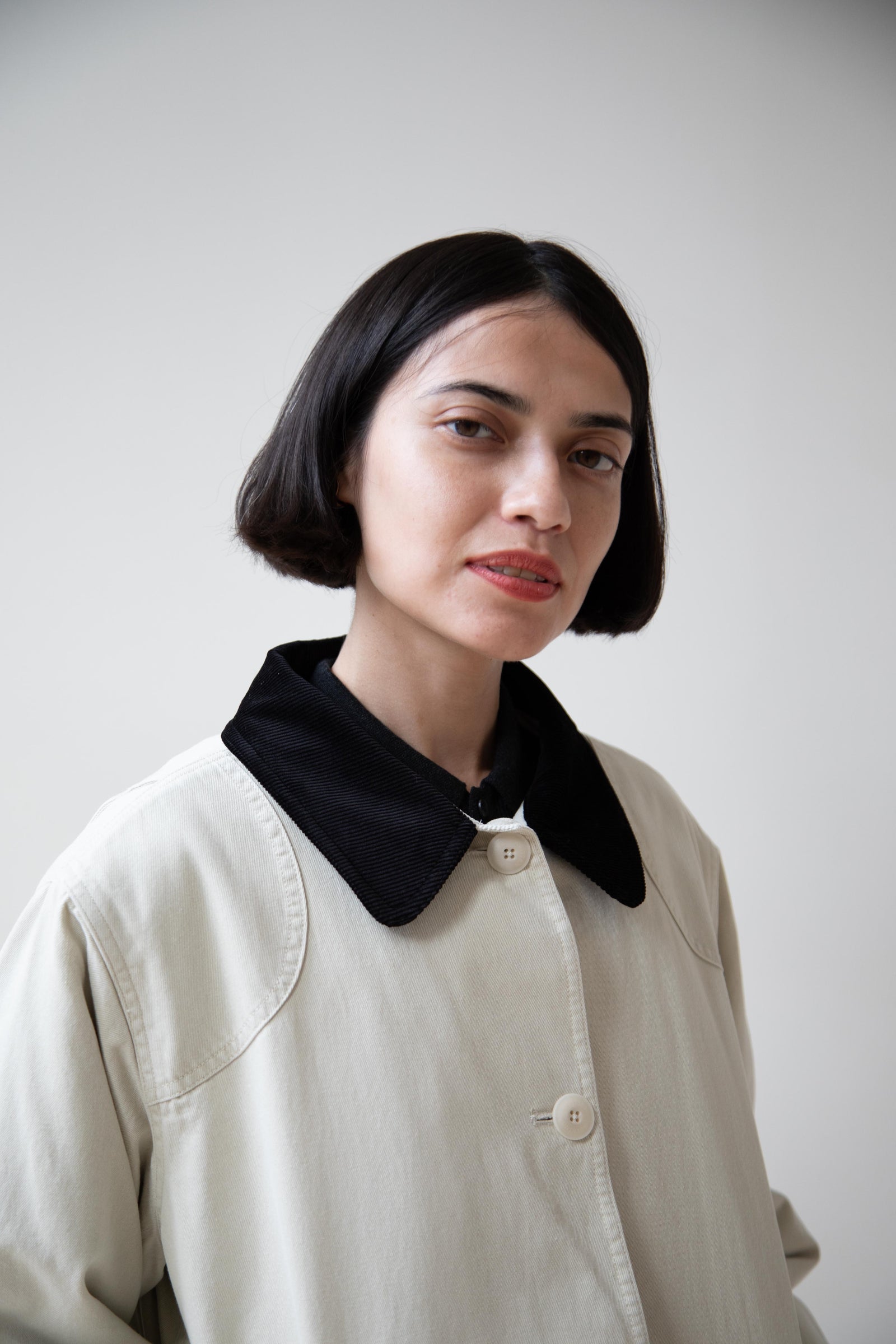 rennes — Nothing Written | Oversized Work Jacket In Ivory