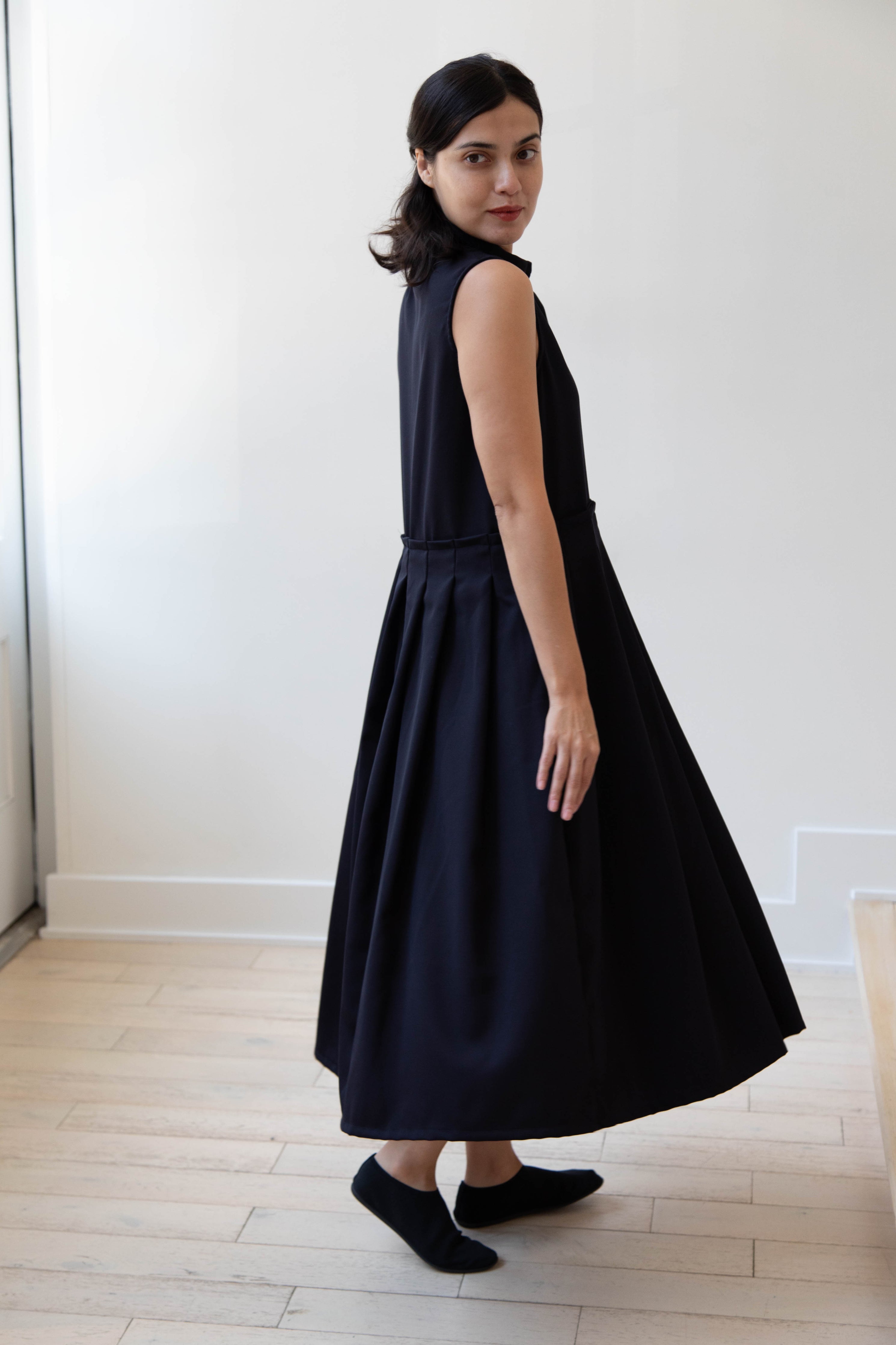 rennes — Bergfabel | Katherine Dress in Navy Wool