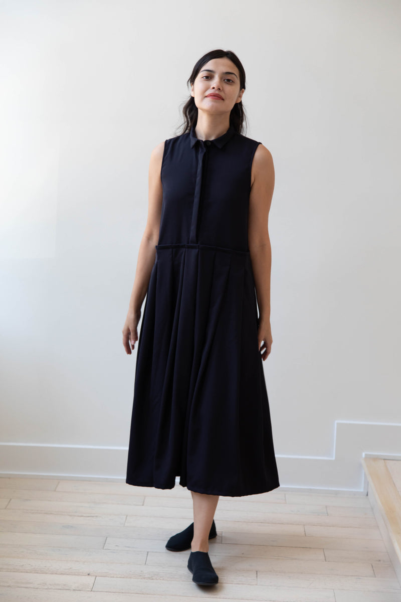 rennes — Bergfabel | Katherine Dress in Navy Wool