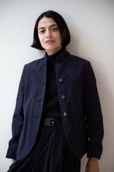 rennes — Bergfabel | Tyrol Jacket in Navy Cotton