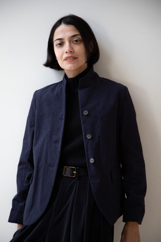rennes — Bergfabel | Tyrol Jacket in Navy Cotton