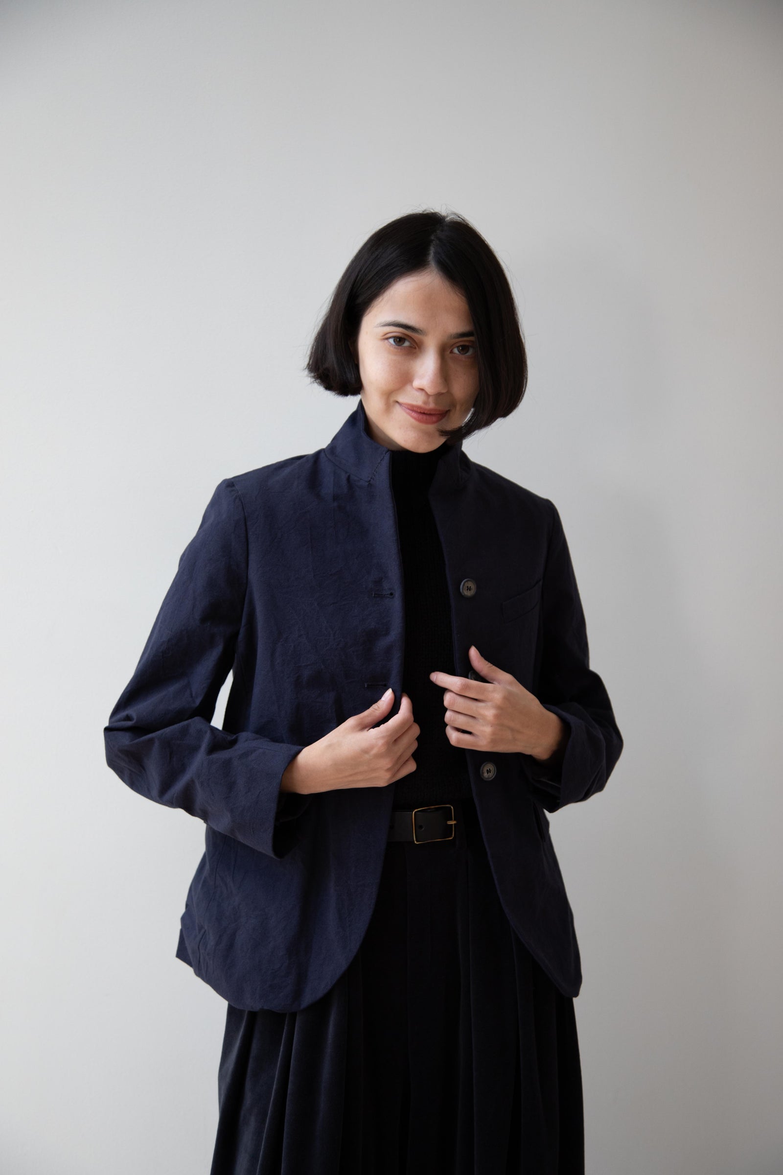 rennes — Bergfabel | Tyrol Jacket in Navy Cotton