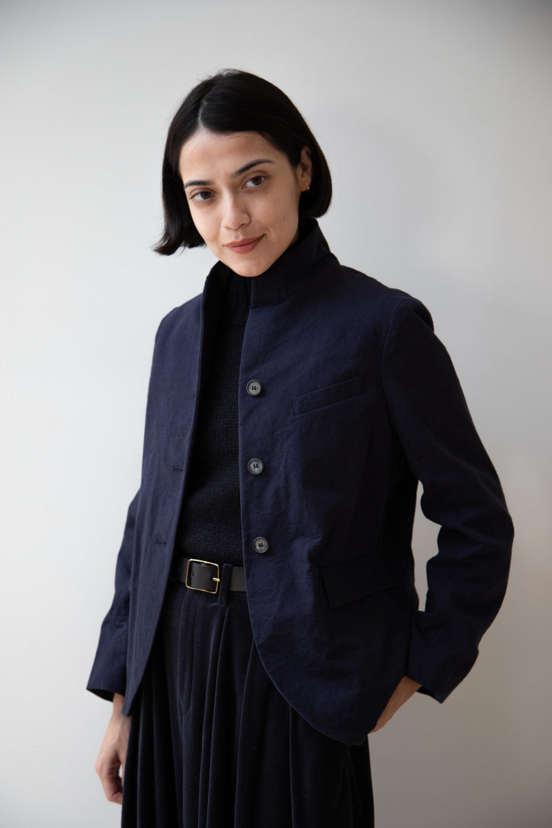 rennes — Bergfabel | Tyrol Jacket in Navy Cotton