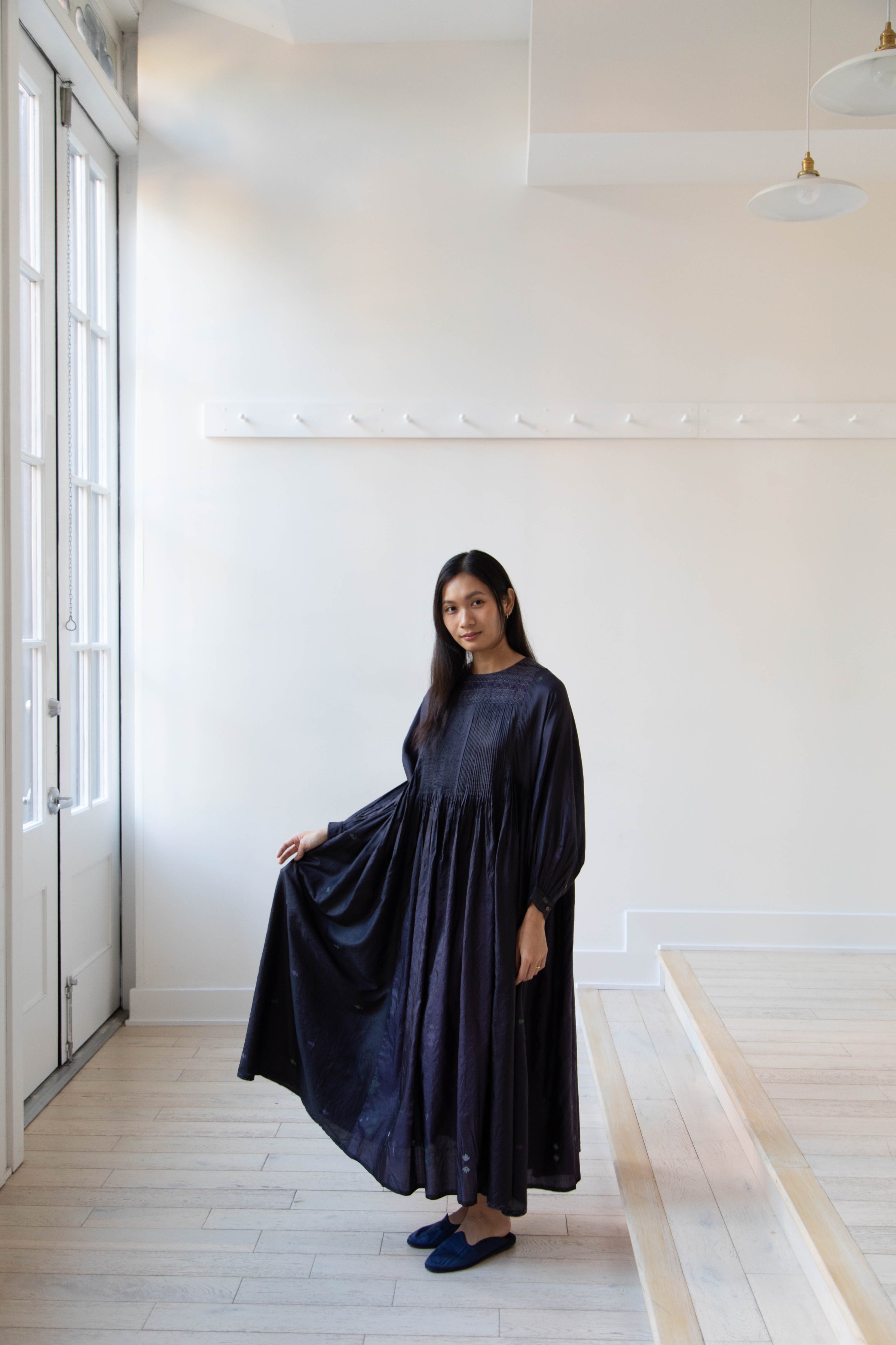 rennes — Maku | Jupiter Dress in Silk Jamdani