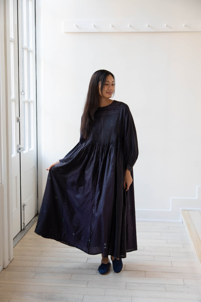 rennes — Maku | Jupiter Dress in Silk Jamdani
