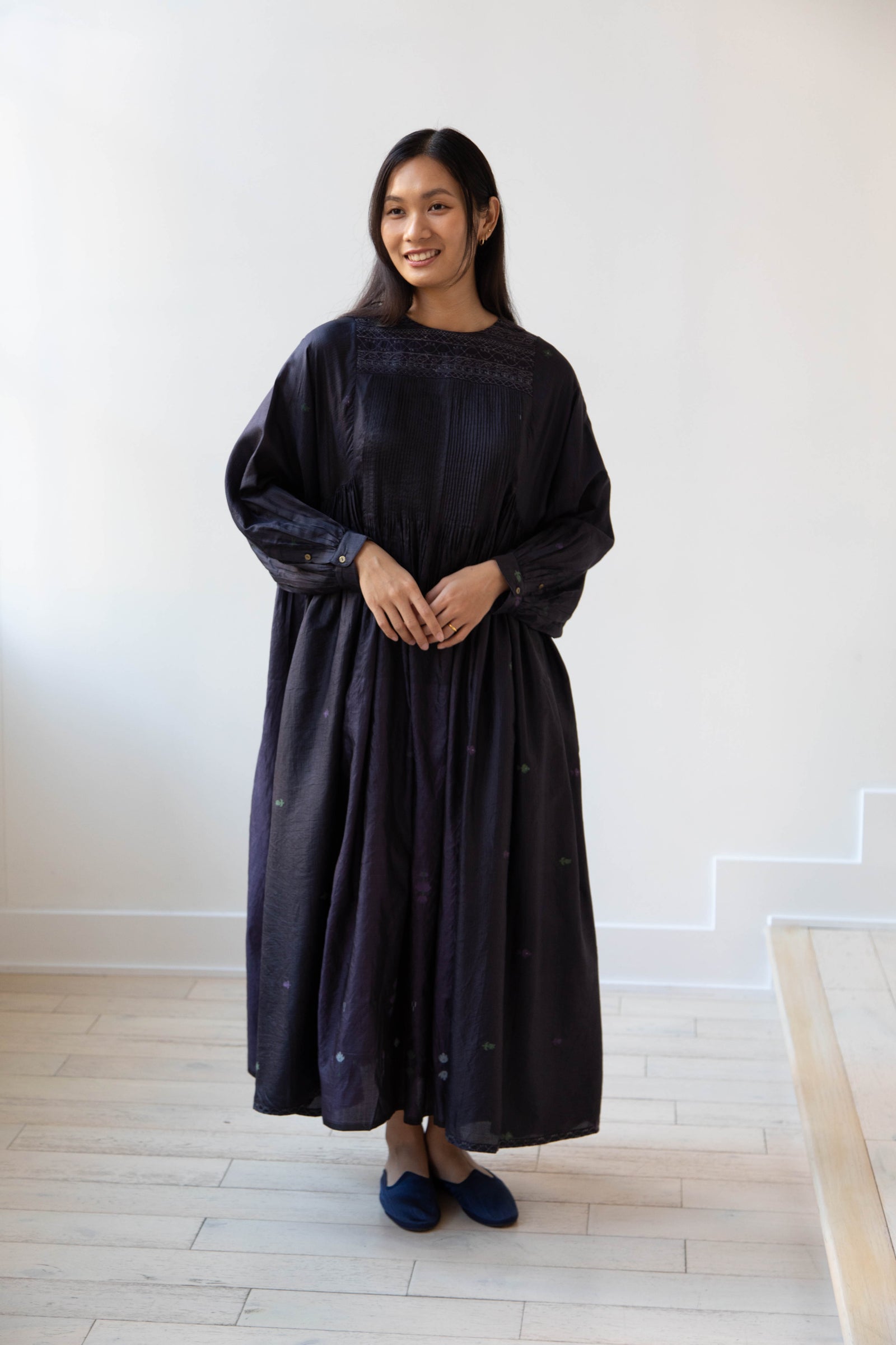 rennes — Maku | Jupiter Dress in Silk Jamdani