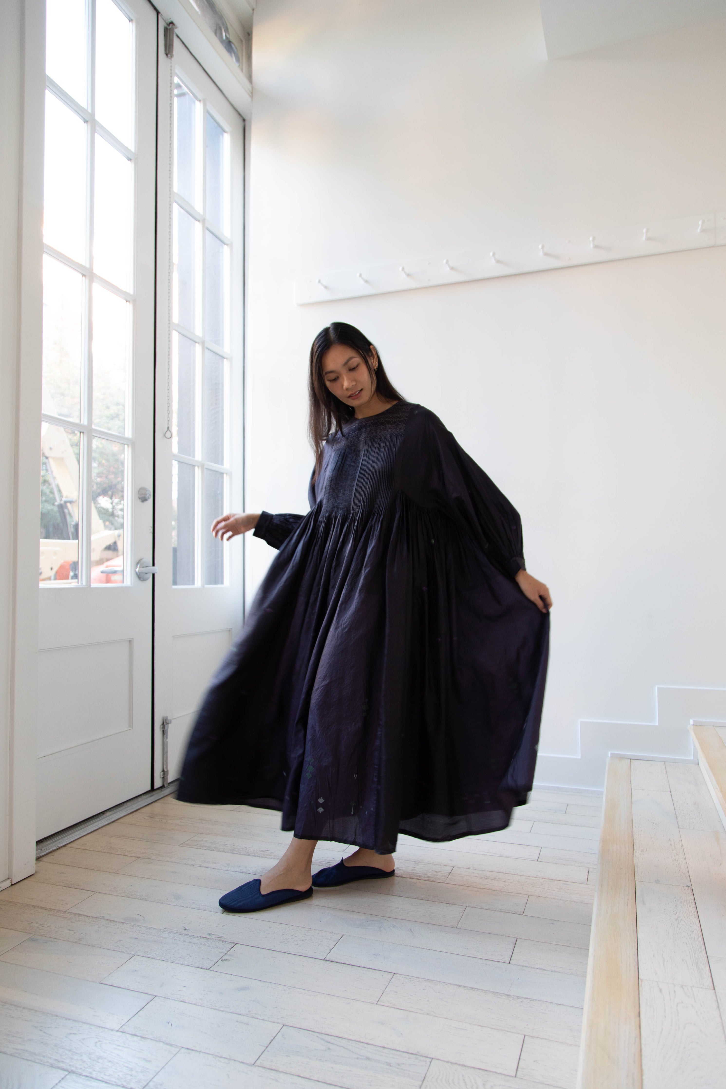 rennes — Maku | Jupiter Dress in Silk Jamdani