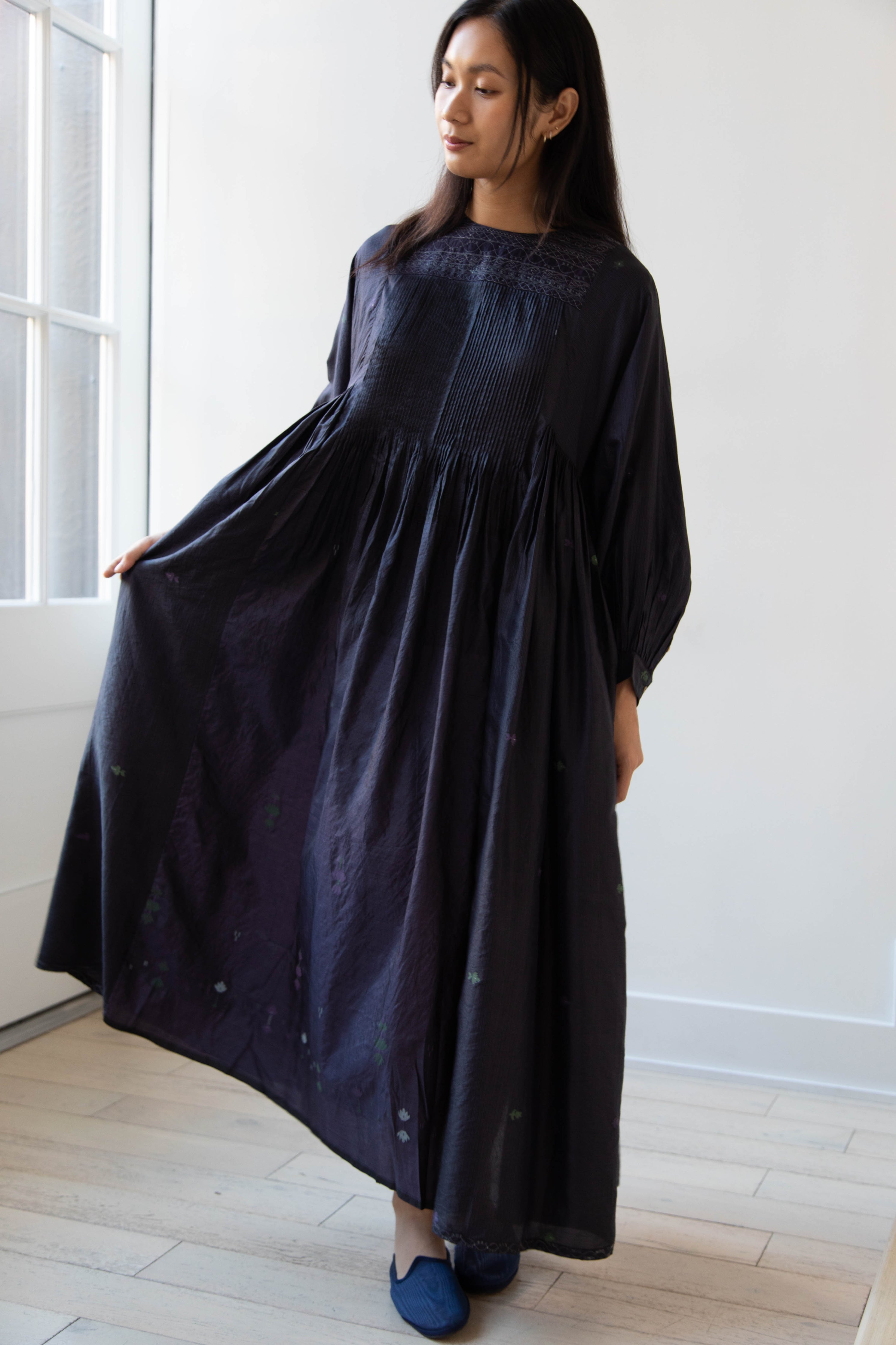 rennes — Maku | Jupiter Dress in Silk Jamdani