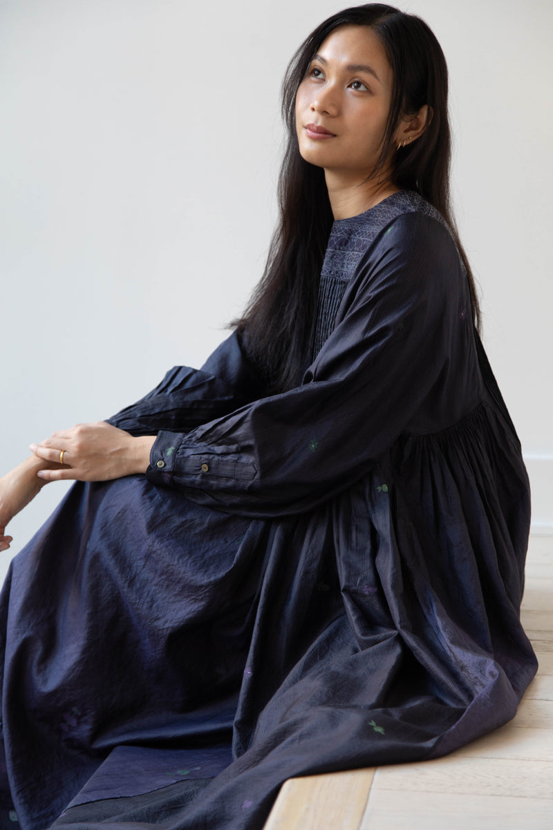 rennes — Maku | Jupiter Dress in Silk Jamdani