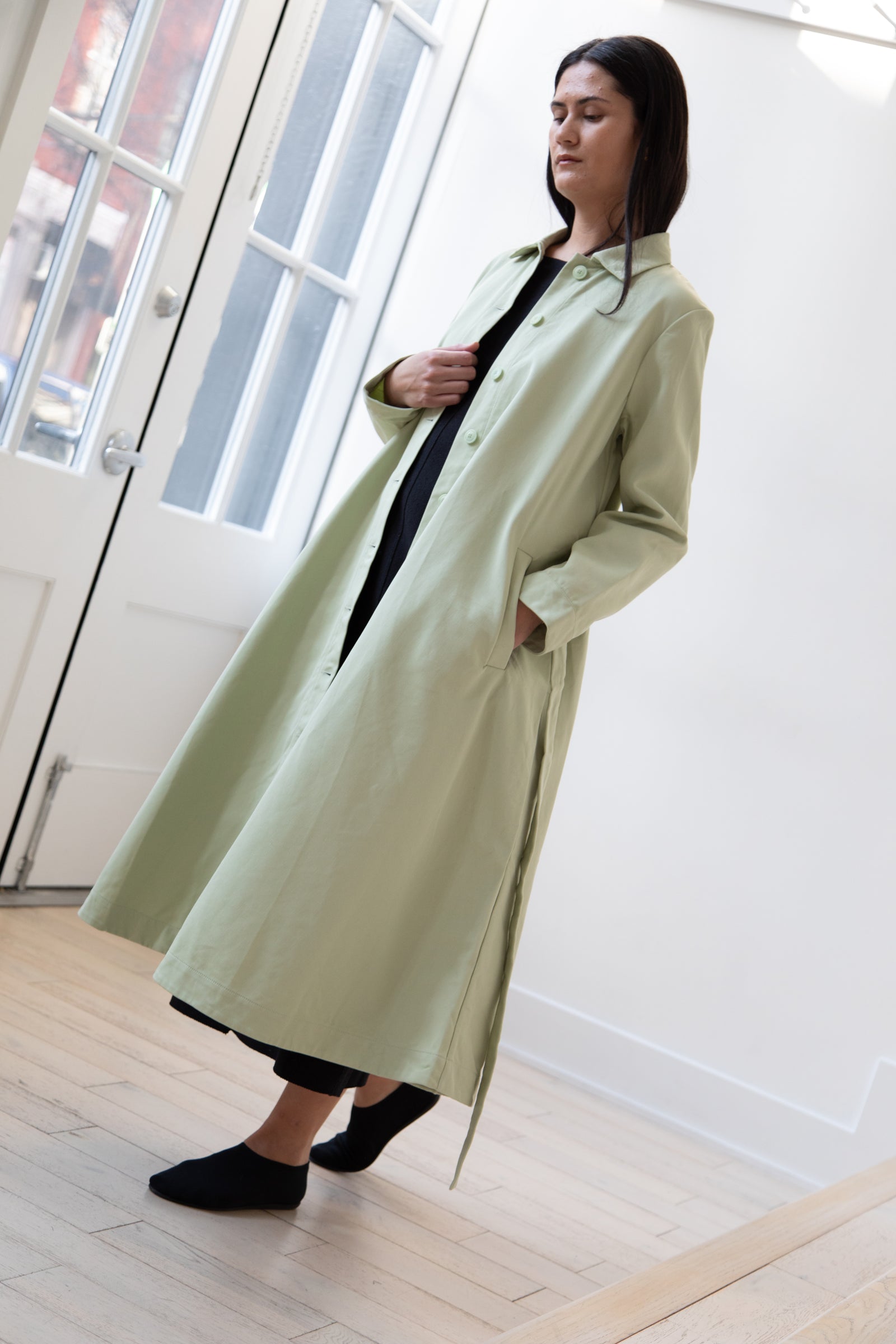 rennes — Casey Casey | Isa Coat in Jade