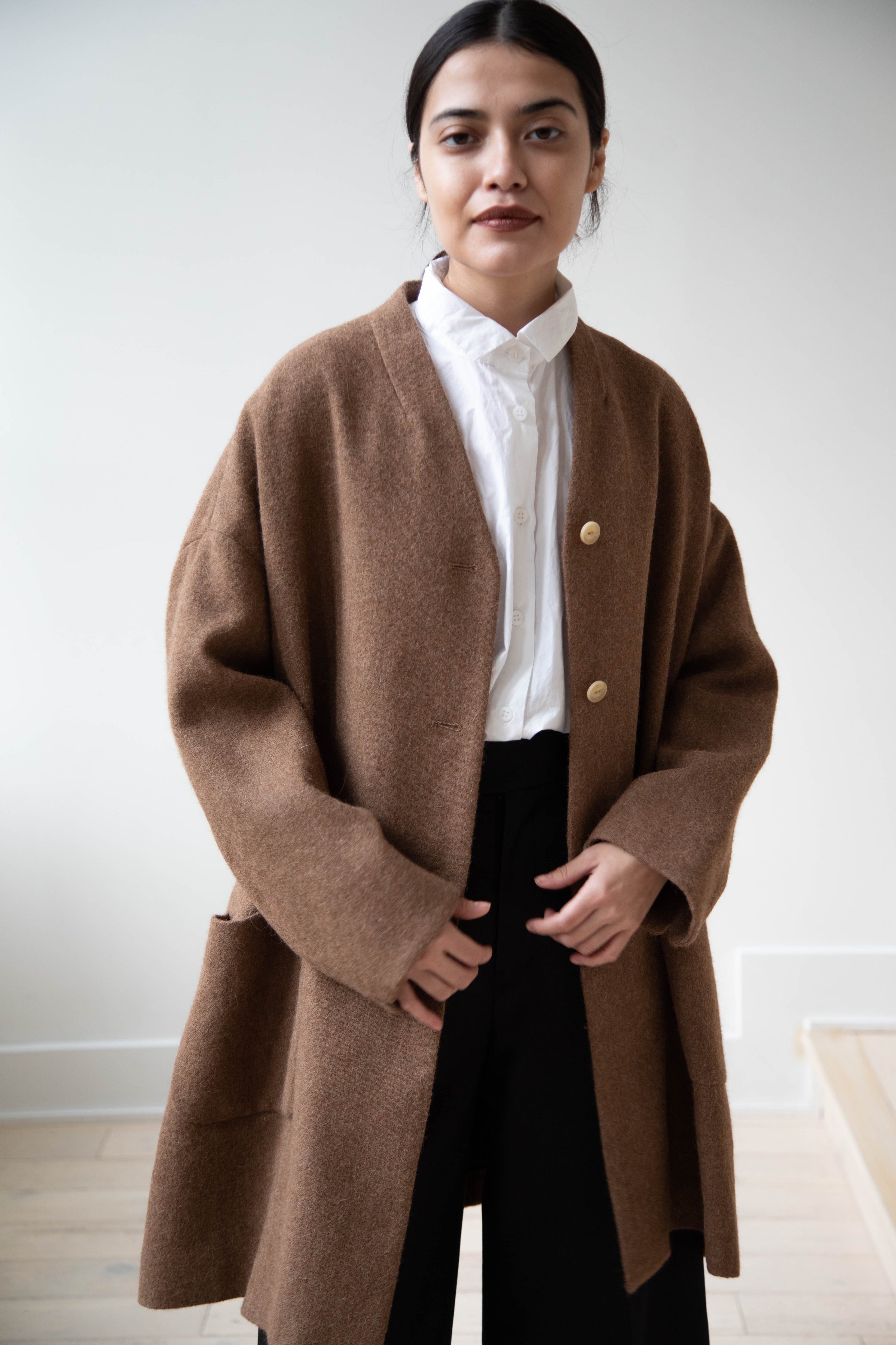 rennes — Arts & Science Robe Jacket in Alpaca