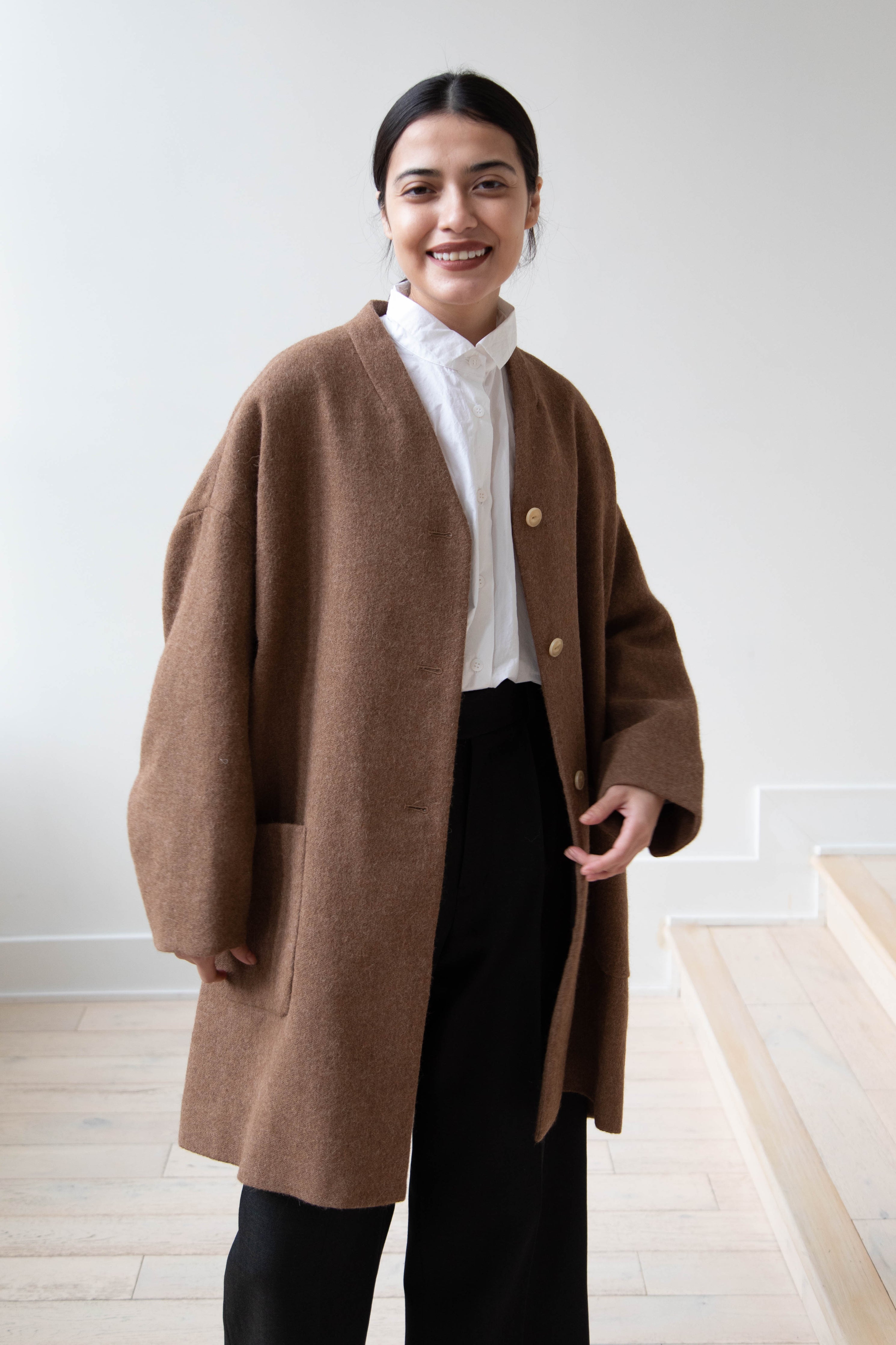 rennes — Arts & Science Robe Jacket in Alpaca