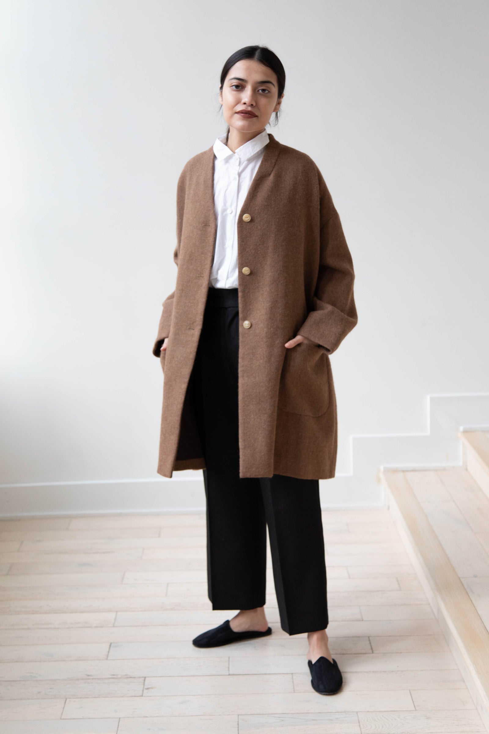 rennes — Arts & Science Robe Jacket in Alpaca