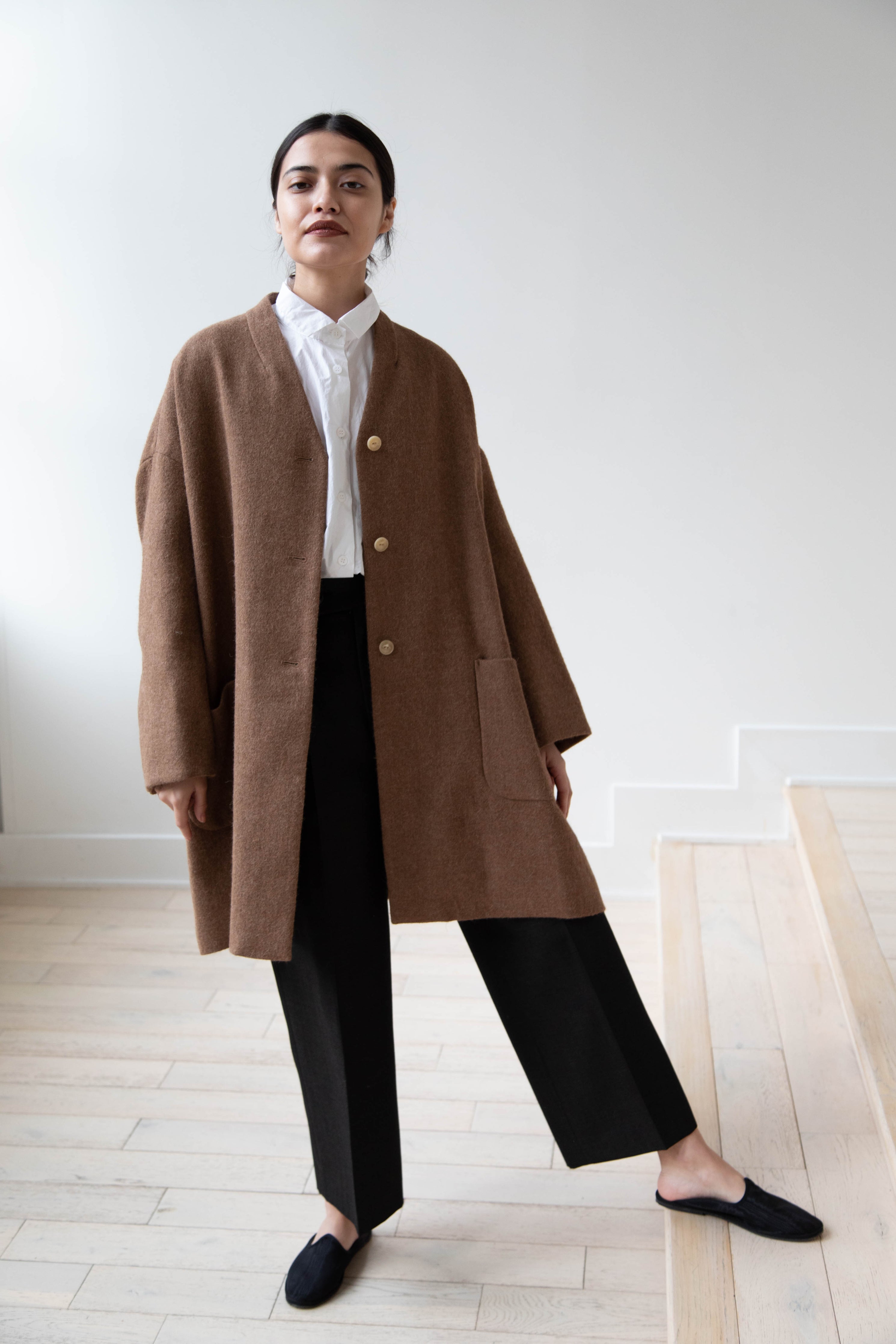 rennes — Arts & Science Robe Jacket in Alpaca